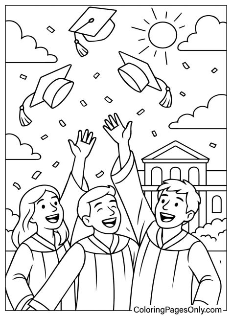 Dibujos Para Colorear E Imprimir De Graduación