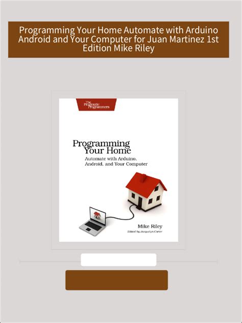 Pdf Programming Your Home Automate With Arduino Android And Your