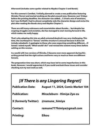 Miren Ga Aru To Sureba If There Is Any Lingering Attachment Nhentai