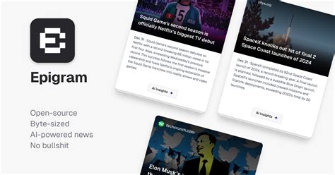 GitHub Panda Sandeep Epigram Open Source Free And AI Powered News In Short