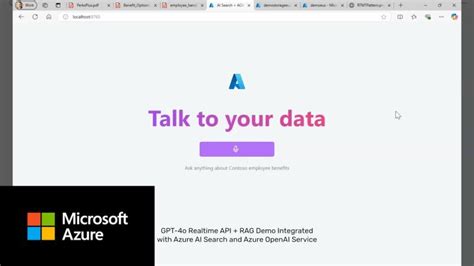 Azure Ai Search Rag With Gpt 4o Realtime Api For Audio With Azure