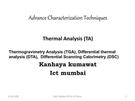 Thermal Analysisppt