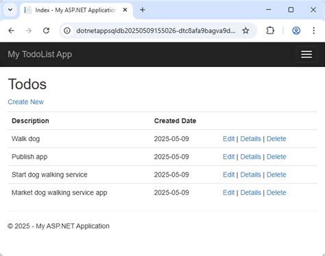 Tutorial Aplicación Aspnet Con Azure Sql Database Azure App Service Microsoft Learn