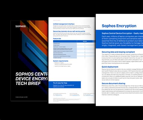 Sophos Central Device Encryption Avanet