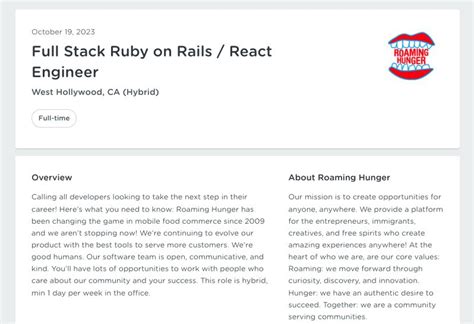 Treehouse On Linkedin Hiring Rubyonrails React