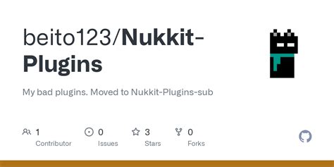 github beito123 nukkit plugins my bad plugins moved to nukkit