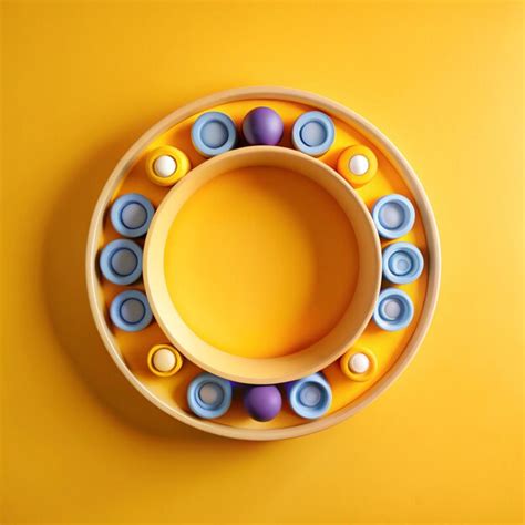 Abstract Circular Patterns And Spirals In Dynamic Backgrounds Premium Ai Generated Image