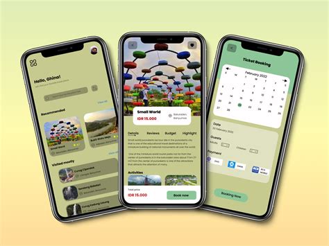 Tourist App Ui Design By Ghinayaaaa On Dribbble