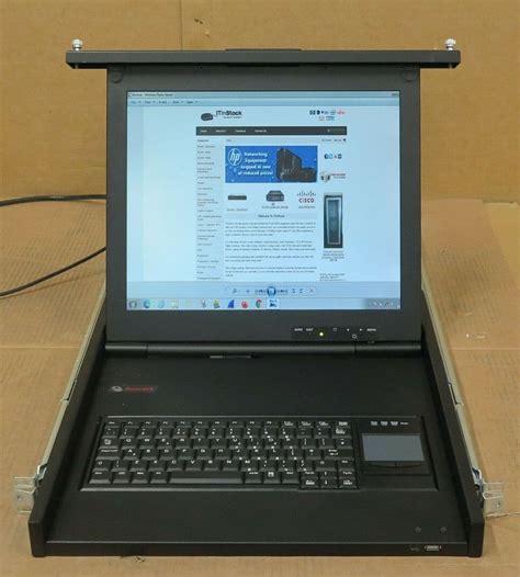 Avocent Ecs17kmm 201 Tft 17 1u Lcd Console Monitor Rackmount With Kvm Switch