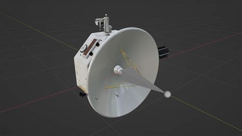 Deep Space Probe 3d Model By Bsw2142
