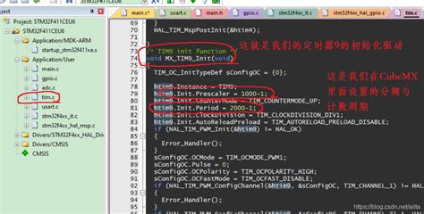 Hal库学习7stm32cubemx Hal库 Pwm输出hal库oc模式输出pwm Csdn博客
