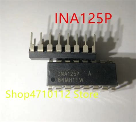 Free Shipping 5pcs Lot New Ina125p Ina125pa Ina125 Dip 