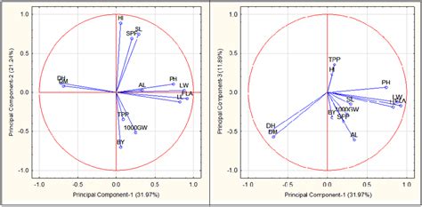 Principal Components Analysis Plot Showing The Contribution Of 13 Download Scientific Diagram