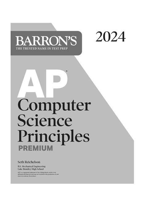 AP Computer Science Principles Premium 2024 E Books Max30