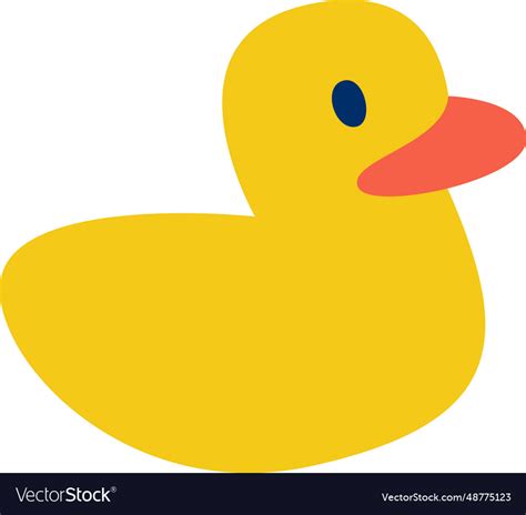 Rubber Duck Toy Royalty Free Vector Image VectorStock