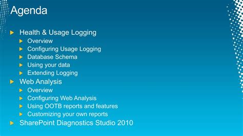 Ppt Working With The New Sharepoint Logging Database Powerpoint