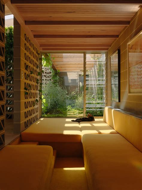 Architecture Architecture Uses Grey Breeze Blocks For Melbourne Extension