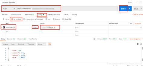 Axios中post请求formdata方式上传文件（excel） 和 Postman中测试上传文件接口postman Post Form Data 如何用axios写出来 Csdn博客
