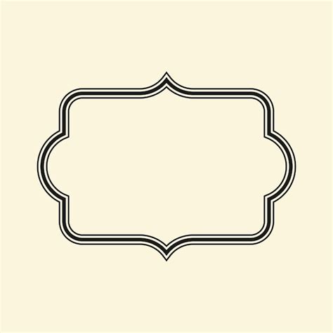 Retro Frame Vector Vector Vintage Frame