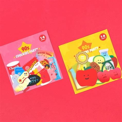 다꾸 스티커팩 리무버블 Cute Stickers Stickers Deco Sticker Set