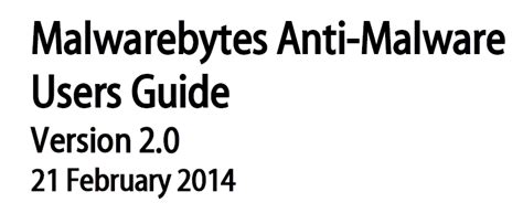 Pdf User Guide For Windows Malwarebytes For Windows Support Forum