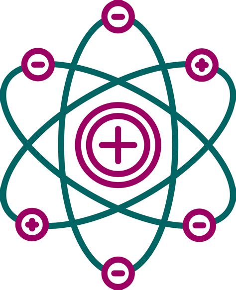 Atom Vector Icon 16960495 Vector Art At Vecteezy