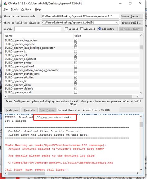 opencv的编译安装 Wangtn 博客园