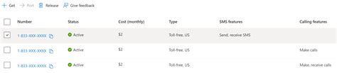 Quickstart Get And Manage Phone Numbers Using Azure Communication