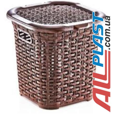 Корзина (6 л) АЖУР с крышкой Elif Plastik
