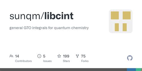 GitHub Sunqm Libcint General GTO Integrals For Quantum Chemistry