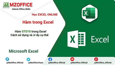 Hàm Steyx Trong Excel Cách Sử Dụng Và Ứng Dụng Chi Tiết Mzoffice