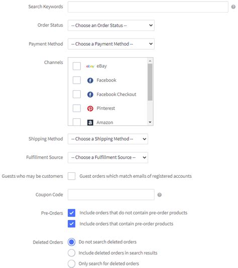Viewing Orders