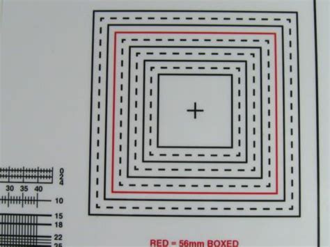 Optician Lens Blank Size Calculator De Centration Chart Template TZSupplies Com