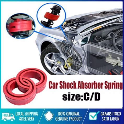 Jual 2pcs Spring Buffer Mobil Bemper Bumper Shock Absorber Auto