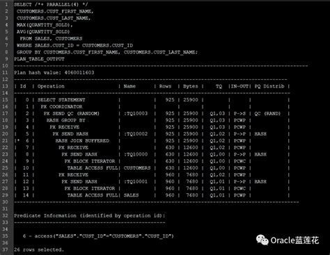 关于Oracle并行执行工作原理 墨天轮
