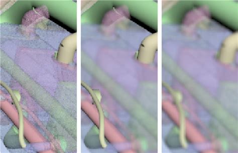 Stochastic Transparency Rendering With The Same 16 Samples Per Pixel