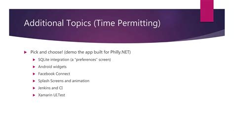 building xamarin forms apps with prism and mvvm ppt