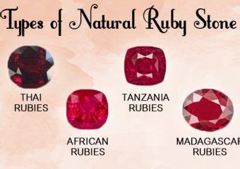 Do You Know The Different Types Of Natural Ruby Gemstone