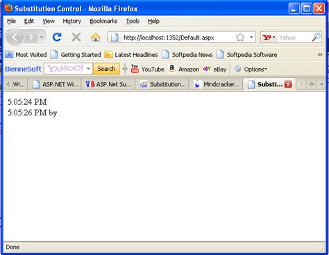 Aspnet Substitution Control Using Vbnet