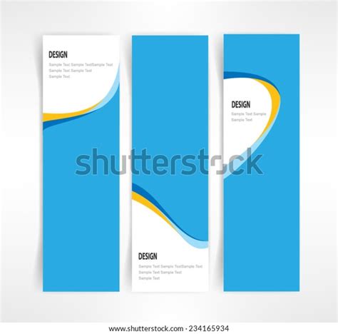 Vector Set Three Header Designs Business Stock Vector Royalty Free 234165934