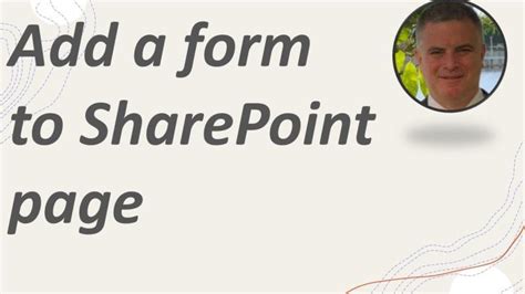 Frantisek Kohanyi Mcp On Linkedin How To Add A Form To A Sharepoint