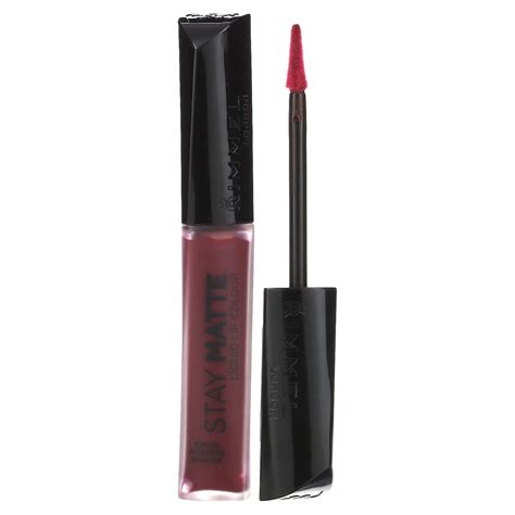 Rimmel London 스테이 매트 리퀴드 립 컬러 810 플럼 디스 쇼 65ml021fl Oz
