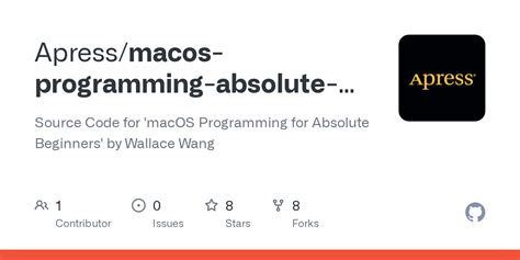 Github Apressmacos Programming Absolute Beginners Source Code For