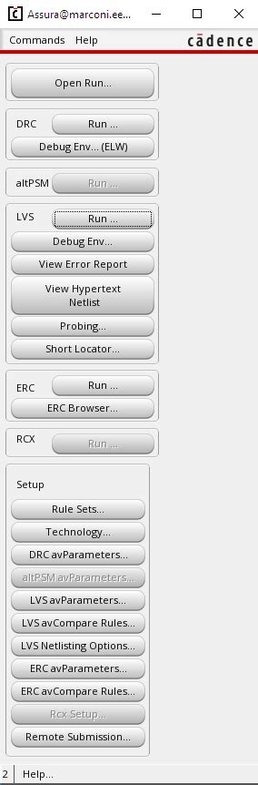 cannot run assura rcx custom ic design cadence technology forums