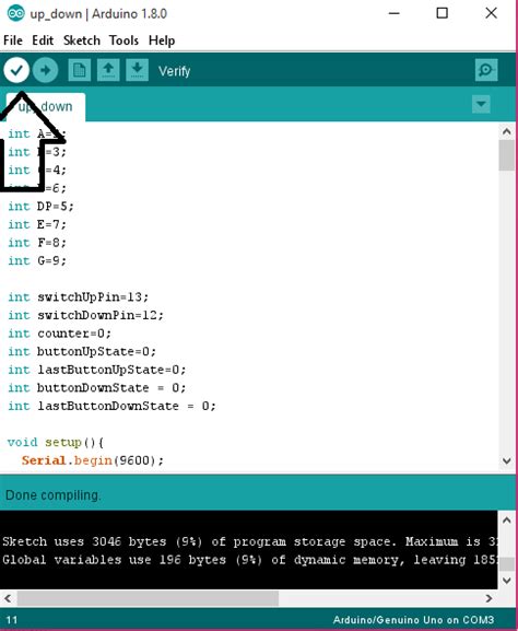 Seven Segment Counter Up Dan Down Dengan Push Button ~ Leo Mechatronics
