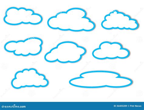Different Clouds With Stock Illustration Illustration Of Overcast