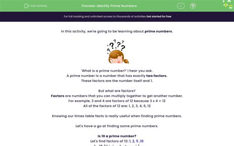 Identify Prime Numbers Worksheet Edplace