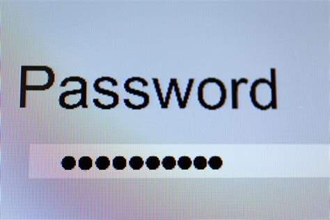 Premium Photo Password On Monitor Screen