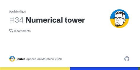 Numerical Tower · Issue 34 · Lips Schemelips · Github