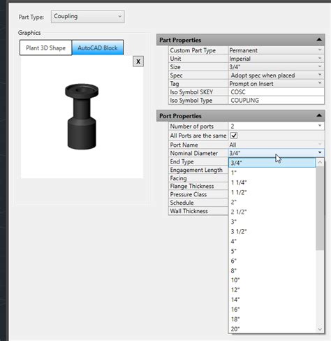 solved create a custom part with 1 2 Ø ends autodesk community
